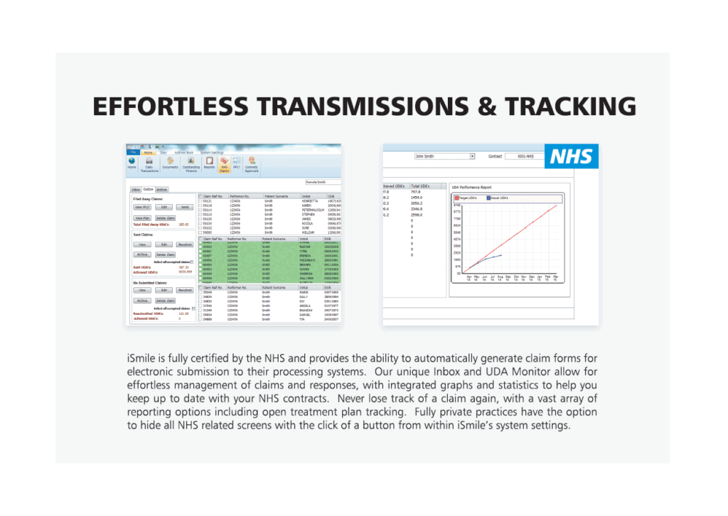 Features | iSmile Dental Software