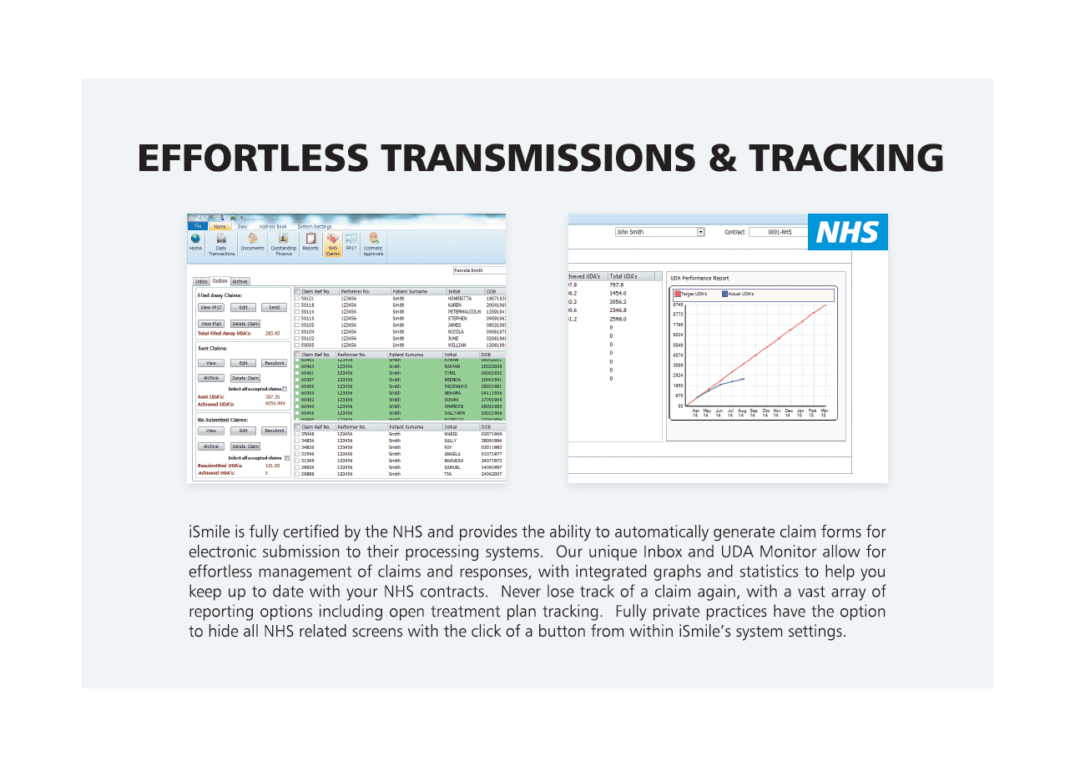 Features | iSmile Dental Software
